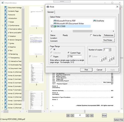 creating a universal document viewer app using wpf on core