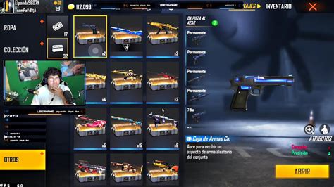 Abriendo Mas De Cajas Free Fire Youtube