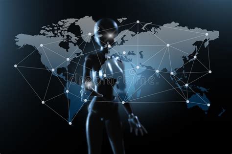 Ai Inteligencia Artificial Conceptual De Techno De La Siguiente