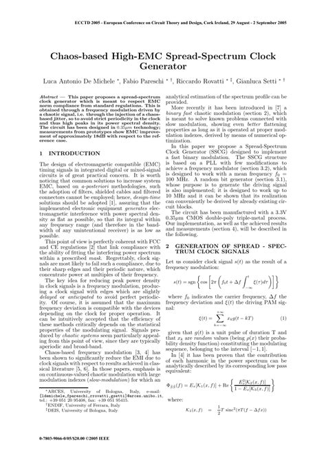pdf chaos based high emc spread spectrum clock generator