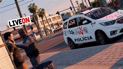 GTA RP AO VIVO ENQUADRO DA RADIO PATRULHA PMESP MRP YouTube