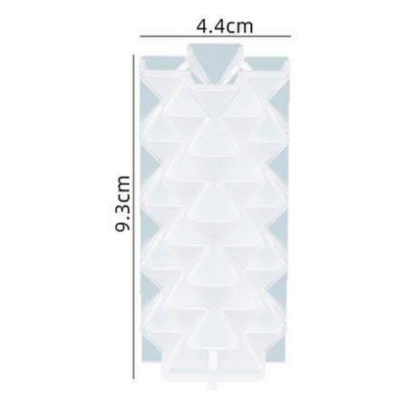 Molde de Silicone Formato Vela Cilíndrica Modelo 06 Ohana Produtos