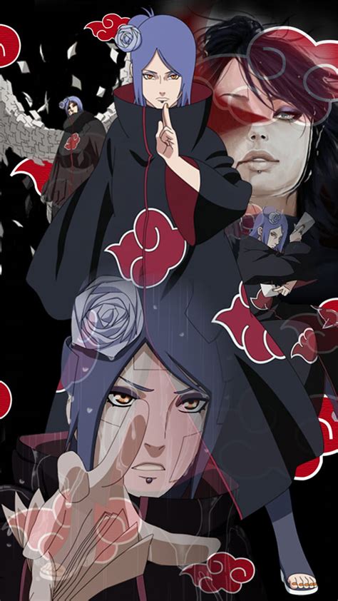 Rain Of Konan Akatsuki Konan Naruto Pain Shippuden HD Phone