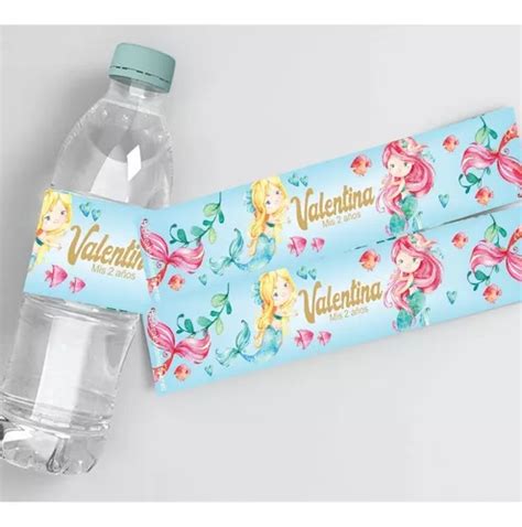 Etiquetas P Botella De Agua Personalizadas Mesa De Dulces Mercadolibre