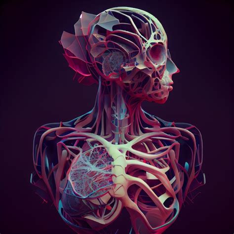 Anatomie Du Coeur Humain Illustration 3d Du Corps Humain Avec Système