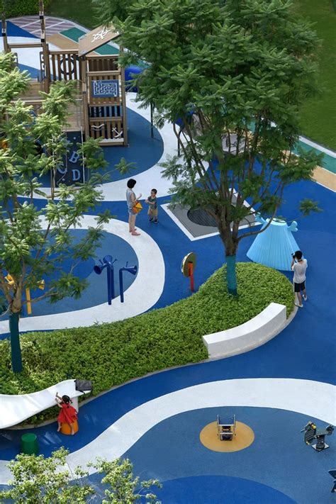 Urban Landscape Landscape Design Community Park Playground Gate