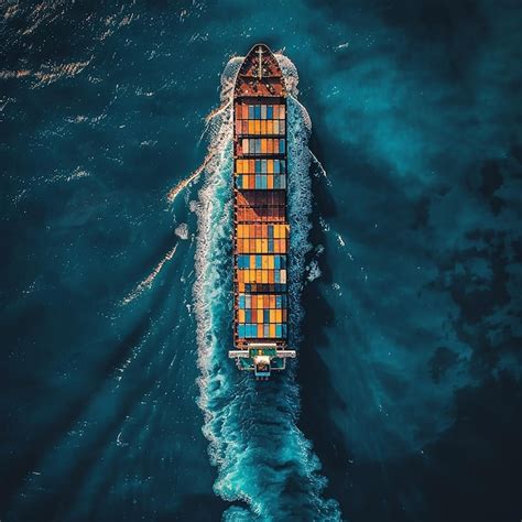 Ocean Transport Cargo Ship Ocean Voyage Boat Maritime Shipping Industry