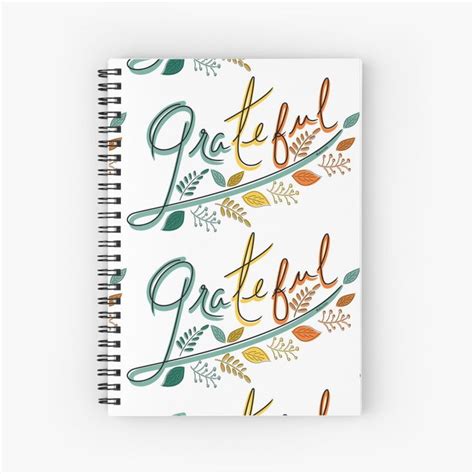 Cuaderno De Espiral Con La Obra Always Grateful De Arbol Handmade 100