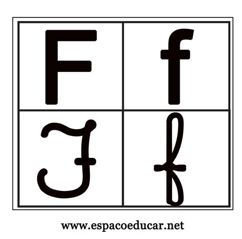 Alfabeto 4 Tipos De Letras Para Imprimir RETOEDU
