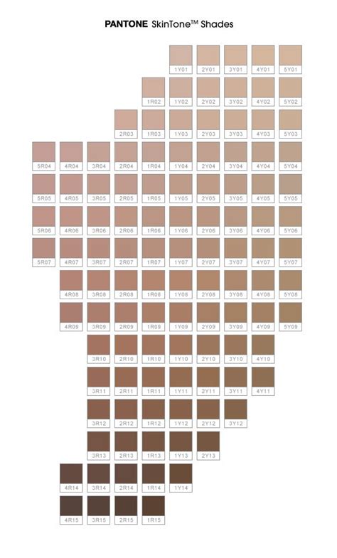 Pantone Skin Tone Color Library At Sephora