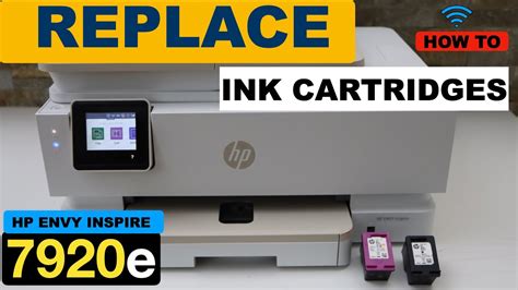 Hp Envy Inspire E Replace Ink Cartridges Youtube