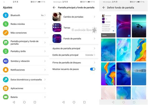 Cómo personalizar la pantalla principal y el escritorio en tu móvil
