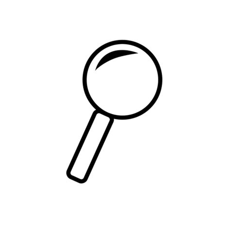 Lupe Symbol Vektor ClipArt Grafik Public Domain Vektoren