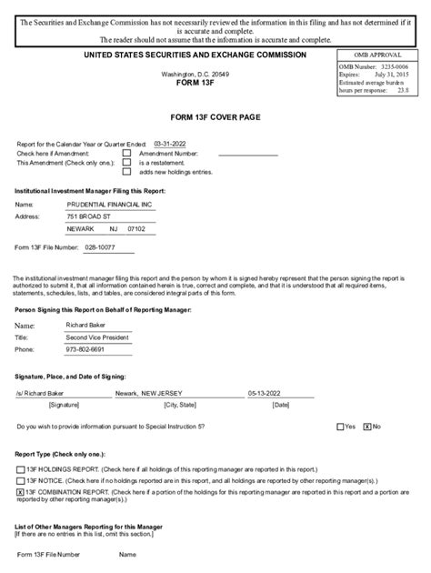 Fillable Online Sec Govarchivesedgarsec Form F Hr Fax Email Print