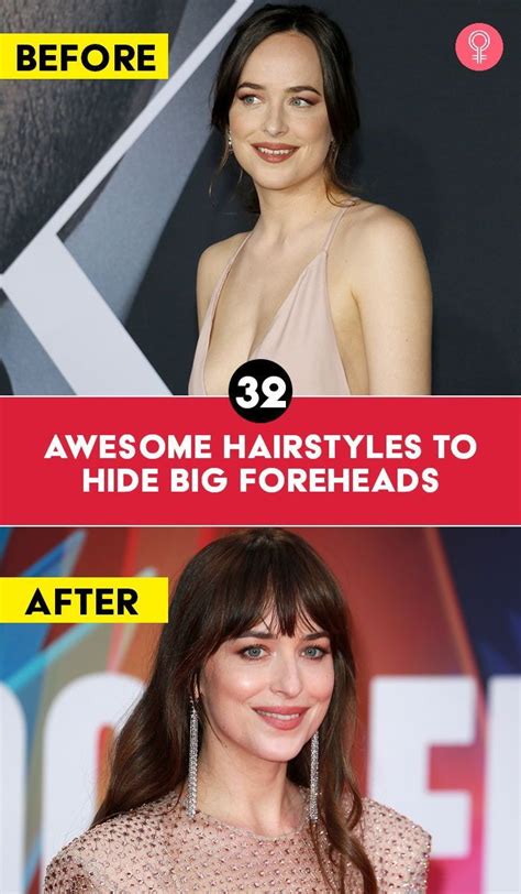 33 Awesome Hairstyles To Hide Or Cover Up Big Foreheads Big Forehead