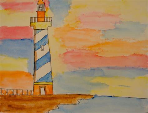 Th Grade Watercolor Th Grade Art Elementary Art Painting