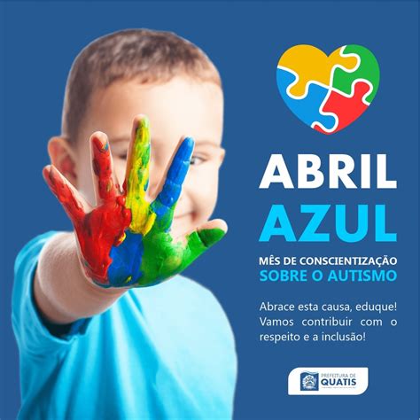 Abril Azul M S De Conscientiza O Do Autismo Prefeitura Municipal De