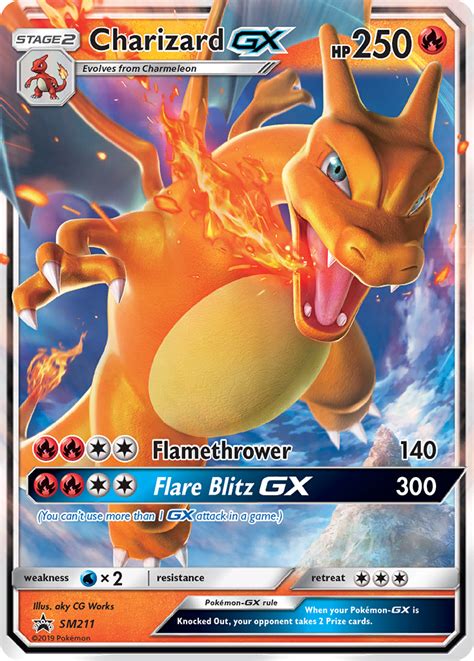 Charizard GX SM211 SM Black Star Promos 2017 Pokemon Card