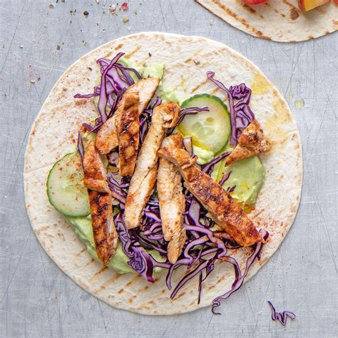 Tortillas avec poulet grillé Migusto