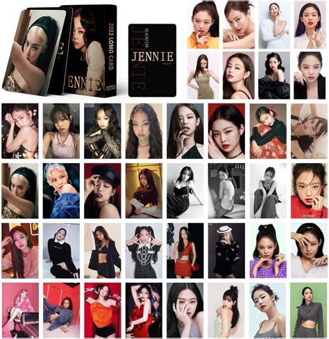 SAMSHINE Kpop BP JENNIE Photo Cards 55Pcs JENNIE 2022 Lomo Cards BP