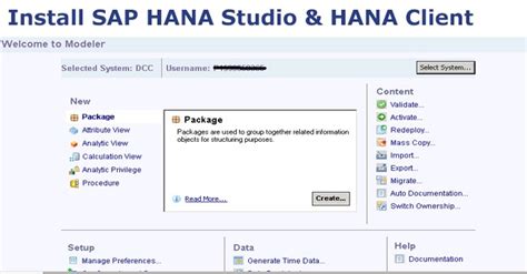 Install Sap Hana Studio Hana Client On A Windows System Hana