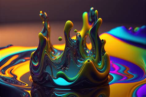 Wallpaper Ultra HD 4k Abstract Liquid Metallic