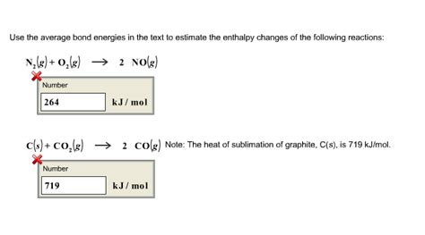 Solved Use The Average Bond Energies In The Text To Estimate Chegg