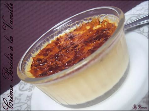 Crème brûlée à la vanille Les Recette de A à Z