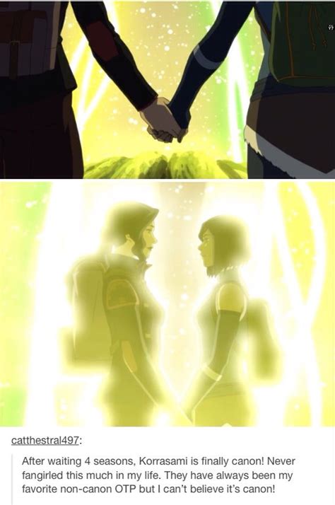 After 4 Seasons Its Finally Canon Avatar The Legend Of Korra Lok Korra X Asami Sato