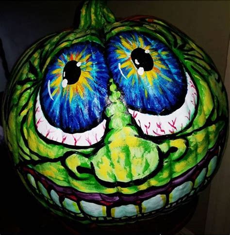 35 Amazing Painted Decorative Pumpkin Art Ideas For Halloween 2018