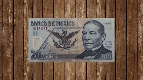 Escaso billete de 20 pesos con Benito Juárez se vende por 350 mil pesos