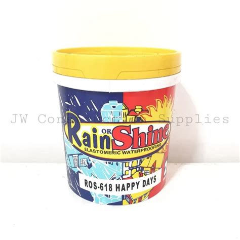 RAIN OR SHINE Elastomeric Waterproofing 1 Liter Lazada PH