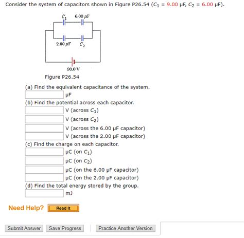 Solved Consider The System Of Capacitors Shown In Figure Chegg