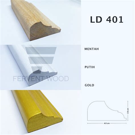 Jual Lis Kayu Wall Moulding Molding Wainscoting Lis Dinding Profil Kayu