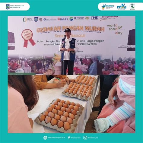 Hari Pangan Nasional Pemprov Selenggarakan Gerakan Pangan Murah Untuk