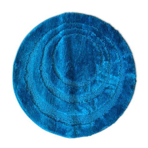 Piso de Baño Madrid Redondo Azul Petroleo Doral BUALE