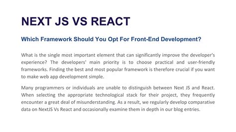 Next Js Vs React Pptx