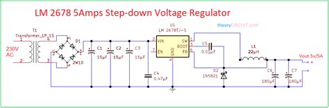LM2678 5 Step Down Voltage Regulator