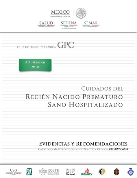 Er Gpc Gu A De Pr Ctica Cl Nica Gpc Cuidados Del Reci N Nacido