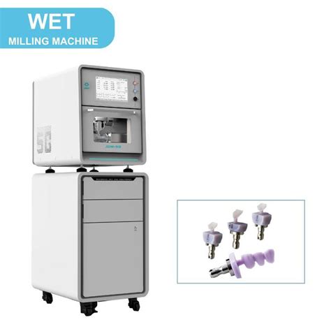 CAD Cam 5 Axis Dental Milling Machine With Wet Dry For Titanium Glass