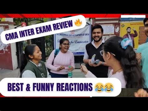 CMA Inter Exam Review Students Reaction Mini Vlog Exam Vlog