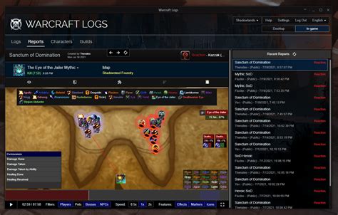 Warcraft Logs Combat Analysis For Warcraft