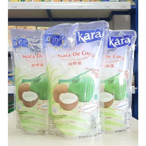 Jual Nata De Coco Kara Dadu Pouch Gr Expired Juli Shopee