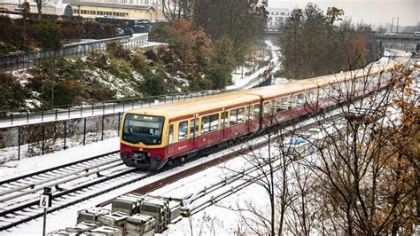 S Bahn In Berlin Wichtiger Tunnel Ganze Wochen Dicht Gro E