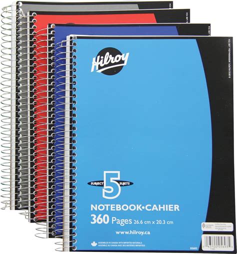 Oxford Lot De Carnets Spirale Sujet Papier Lign Large X