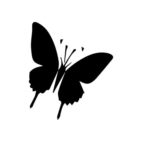 Mariposa Siluetas Linda Primavera Insectos Con Calado Alas Volador