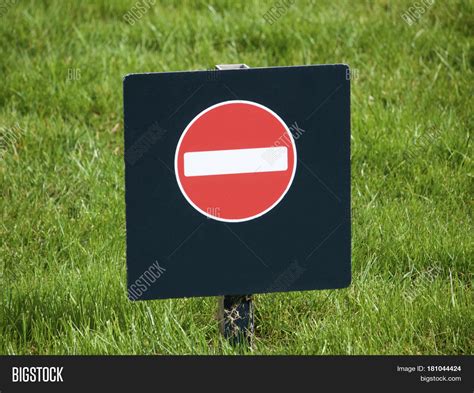 No Entry Warning Sign Image Photo Free Trial Bigstock