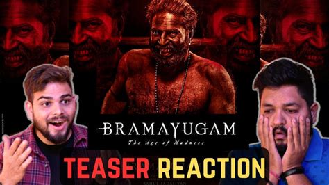 Bramayugam Teaser Reaction Review Mammootty Arjun Ashokan Wacky