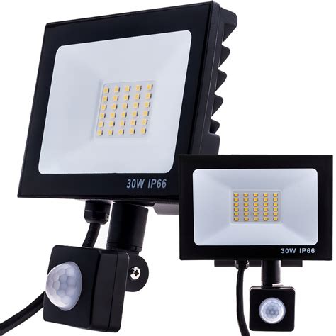 Halogen Naświetlacz LED 30W LAMPA z Czujnik ruchu 13775140599 Allegro pl