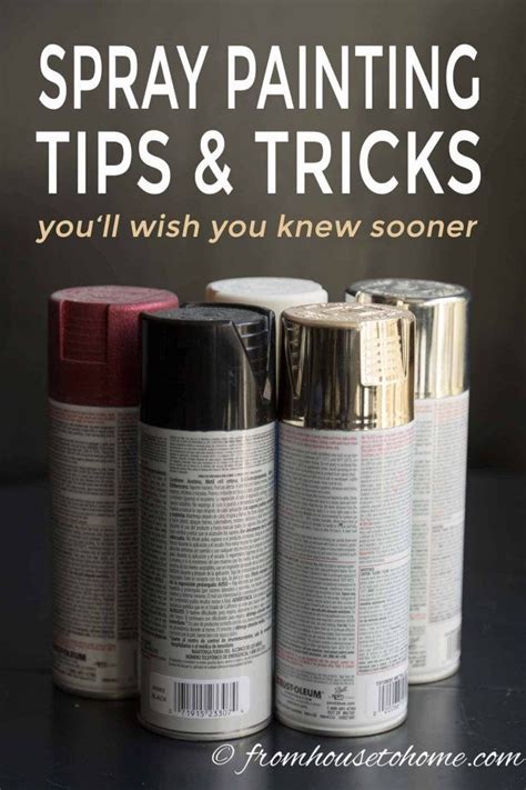 10 Spray Painting Tips And Tricks For Creating A Smooth Finish From